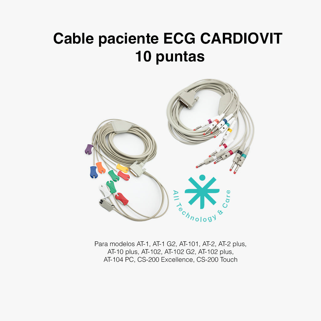 Cables paciente para ECG Cardiovit AT / CS – All Technology and Care